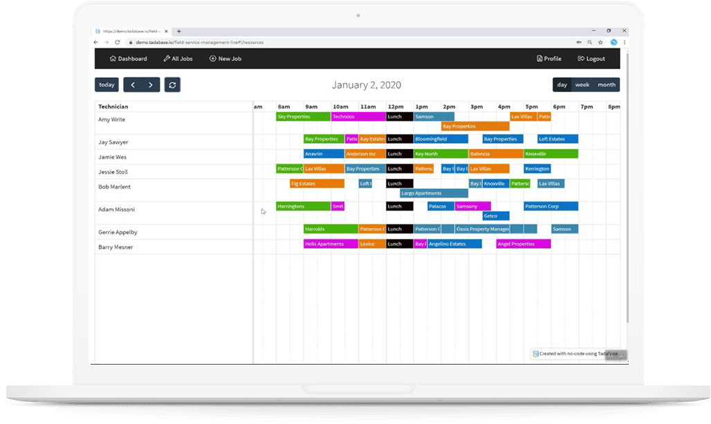 Tadabase - Components Overview